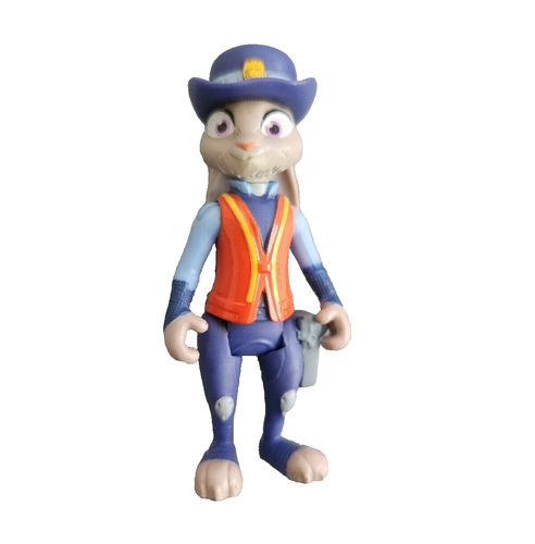 Judy Hopps Disney Zootopia Police Rabbit 2.5” Figure Toy Traffic Cop ...