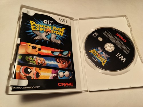 Cartoon Network Punch Time Explosion XL Nintendo Wii Game Case Manual ...