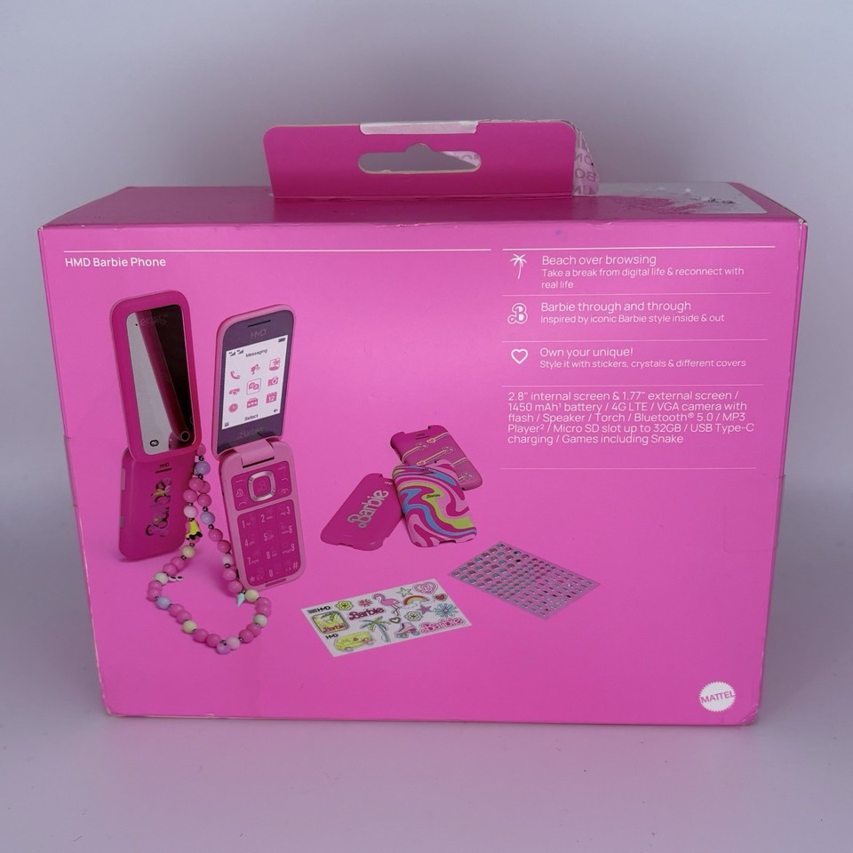 HMD Barbie Power Pink Mobile Cell Phone Gift (box sealed) | eBay UK