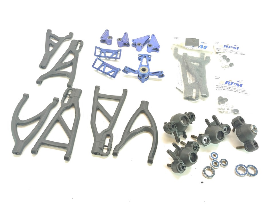 Traxxas Revo E-Revo Summit RPM & Aluminum Parts Lot - Arms, Hubs ...