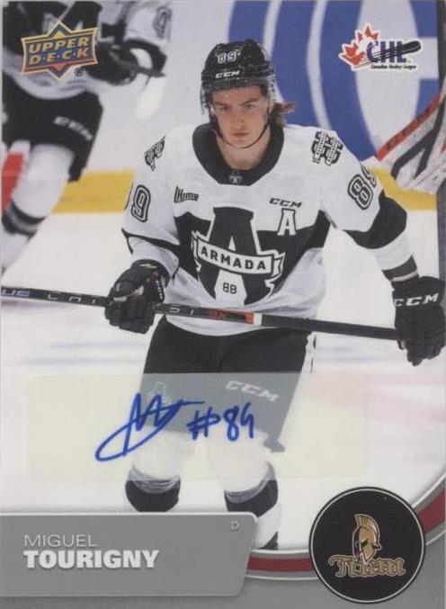 2021-22 Upper Deck CHL - Miguel Tourigny #6 Autographs (AU, RC) for ...