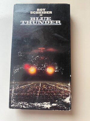 Blue Thunder VHS 1993 Roy Scheider, Daniel Stern & Candy Clark ...