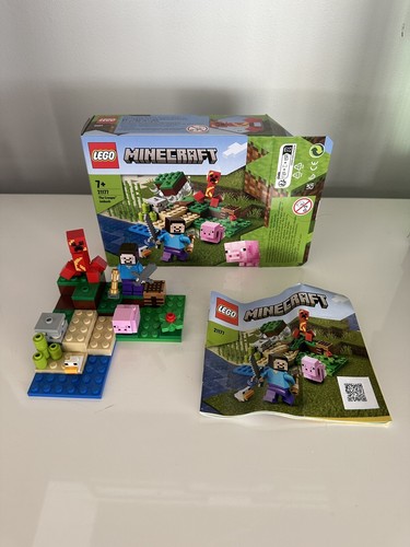 LEGO Minecraft: The Creeper Ambush (21177) Retired Set with Manual ...
