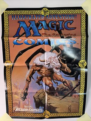 Magic The Gathering Comics Poster Acclaim 1995 Store Promotional Never ...