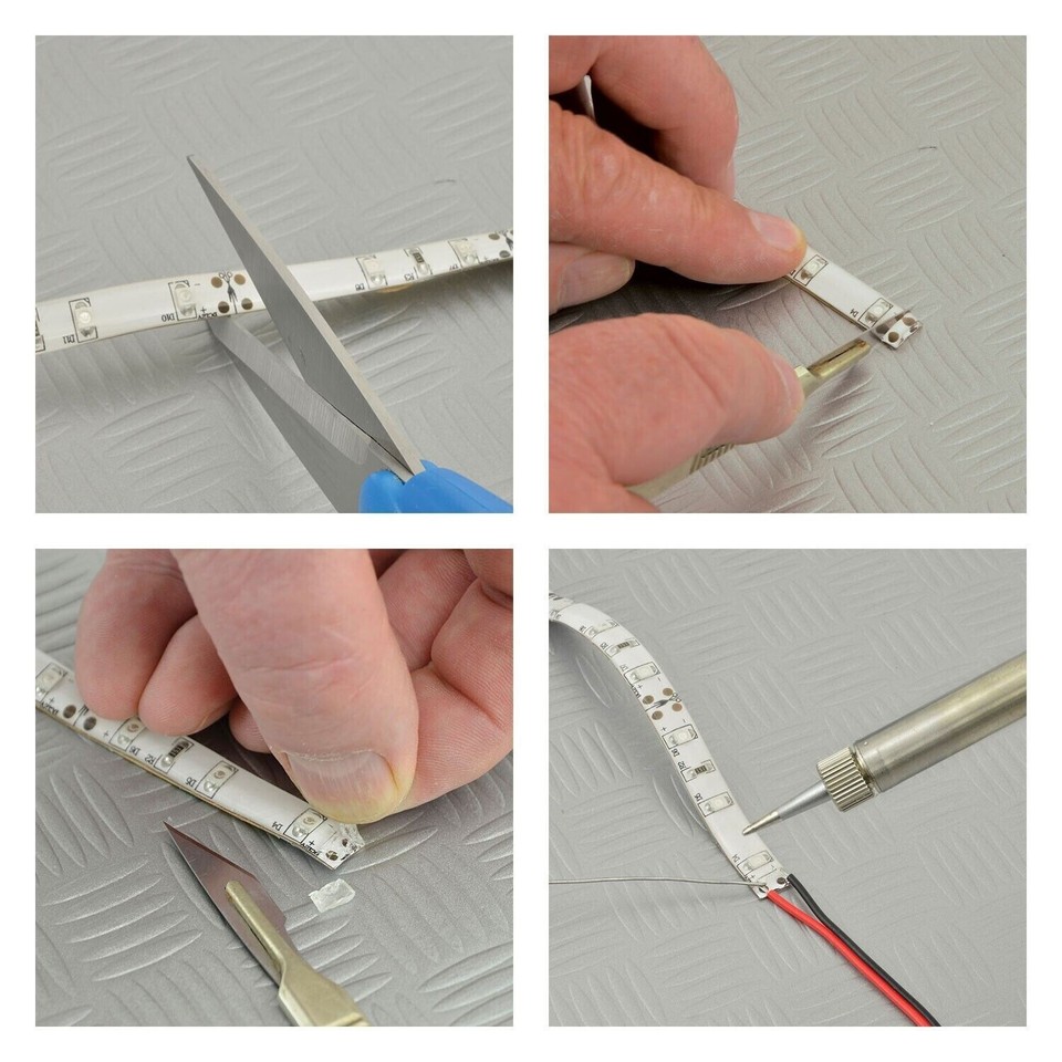 Ceiling Coving Strip Light with 8mm L Shape Tape Connectors LED Natural ...