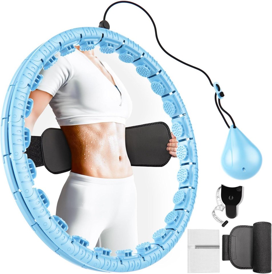 Weighted Hula Hoop For Adults Weight Loss,Infinity Weighted Hoop Plus ...