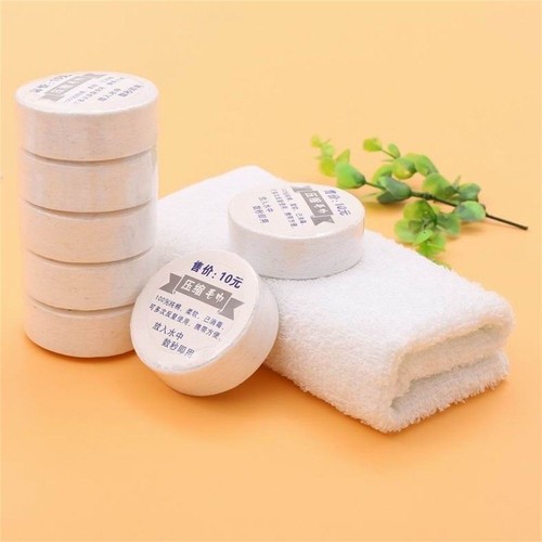 Washcloth Travel Bath Towel Compressed Reusable Travel Washcloths Face ...