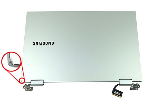 SAMSUNG GALAXY BOOK NP730QCJ NP730QDA LCD BACK COVER SILVER BA98-02215A ...