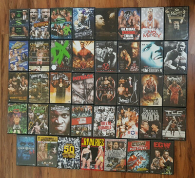/796 WWE WWF ECW PPV Pay-Per-View Lot of 41x DVD Sets (Unforgiven ...