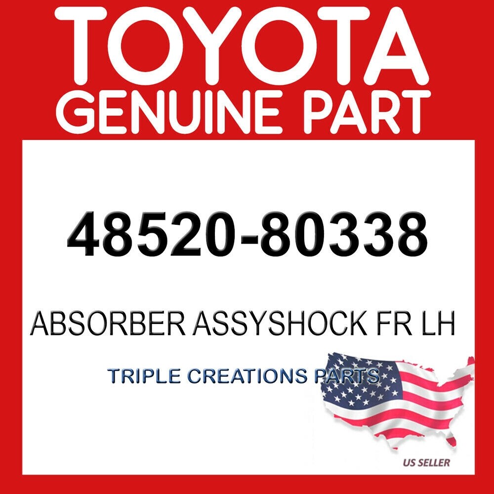 Toyota Genuine 4852080338 Absorber Set Shock 48520-80338 OEM | eBay