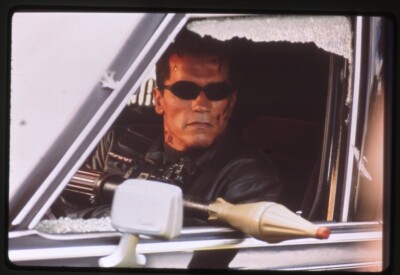 Terminator 3 Arnold Schwarzenegger holding RPG Weapon Original ...