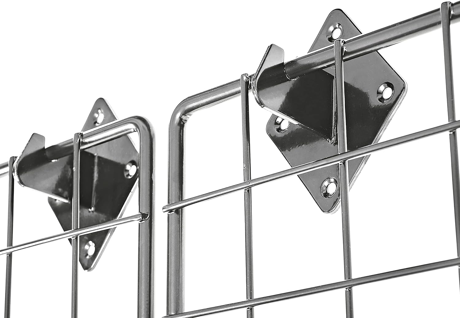 Gridwall Wall Mount Bracket Grid Wall Slatgrid or Mesh Panel – Pack of ...