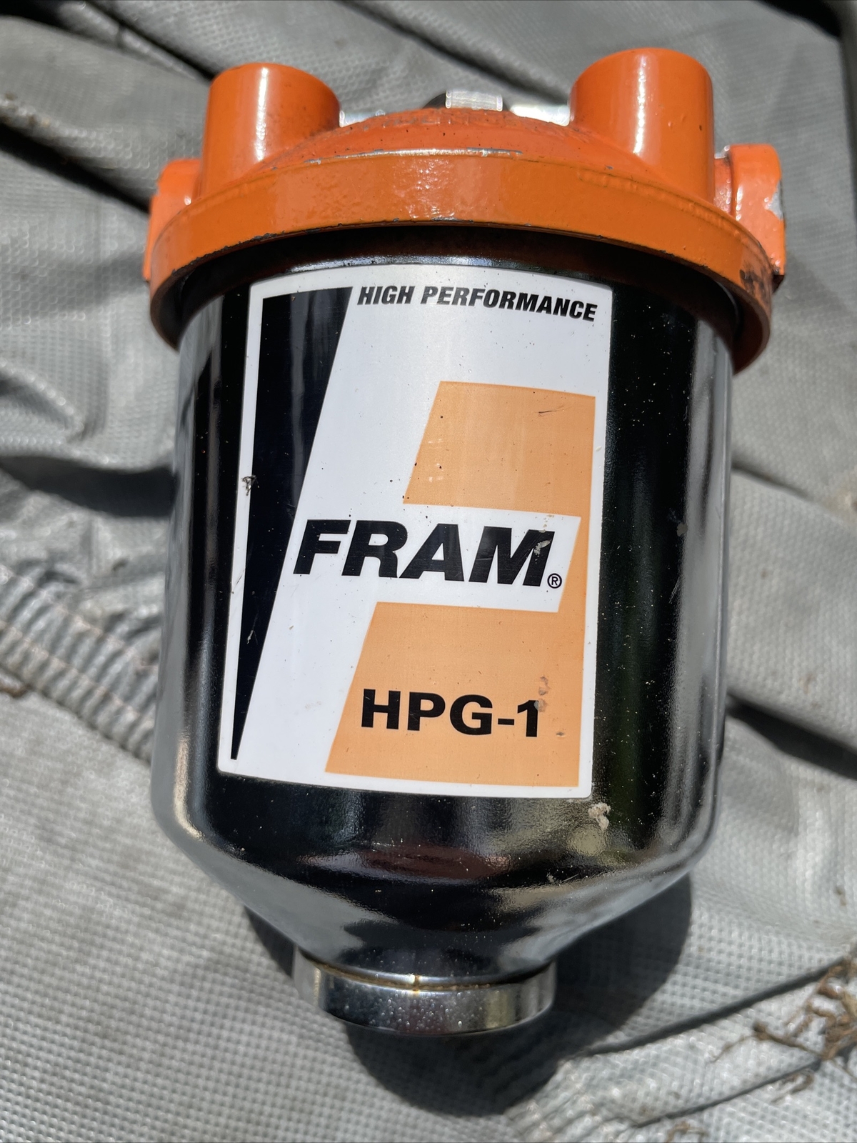 Fram HPG-1 Vintage Canister Type Fuel Gas Gasoline Filter w/ Bracket | eBay
