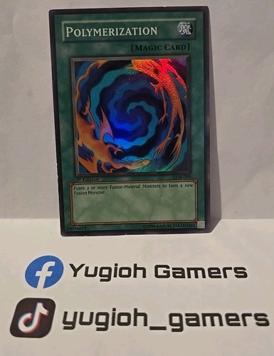 YUGIOH POLYMERIZATION LOB-059 1ST EDITION PLAYED SUPER | eBay
