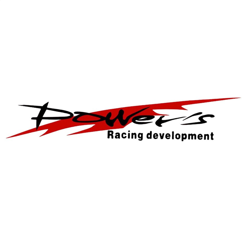 2pcs Racing Development Car Sticker Personality Trend Power's Racing ...