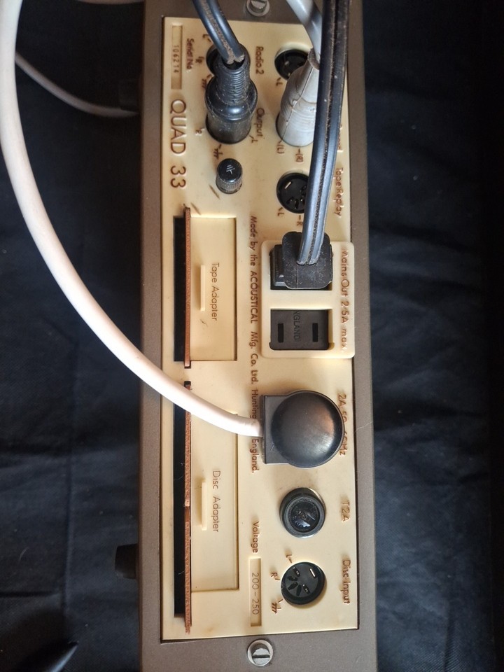 Vintage Quad 33 Control unit (pre-amp), Untested | eBay UK