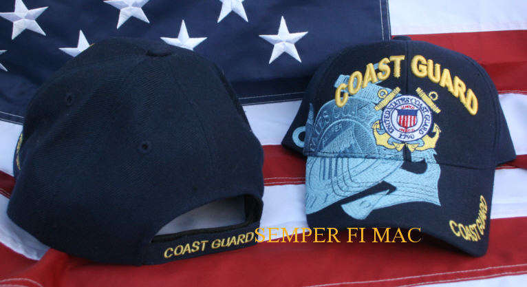 US COAST GUARD HAT USCG VETERAN CAP WOWCG PIN UP GIFT PROMOTION ...