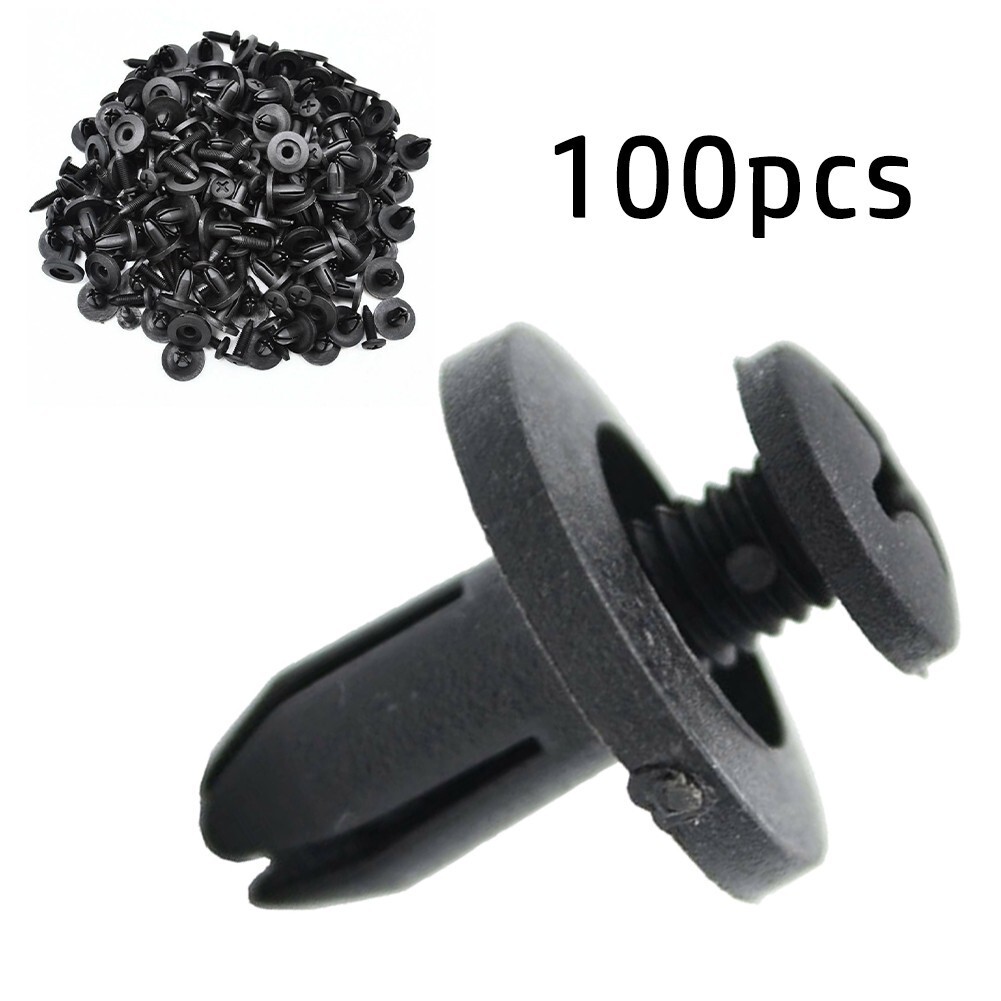High Quality Clips Rivet 100pcs Accessories Fastener Moulding Push Pin ...