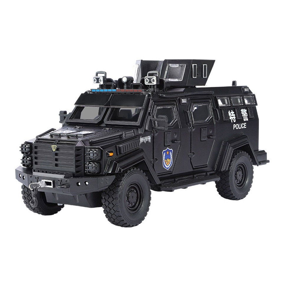 1:24 New Alloy Sword Toothed Tiger Armored Model Diecast Metal Police ...