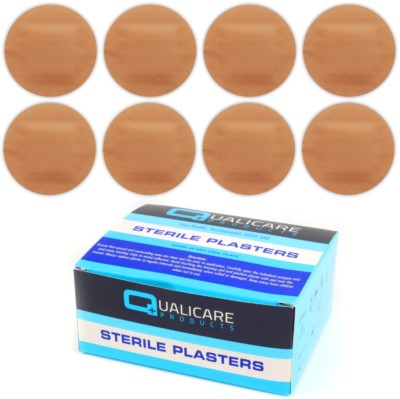 ROUND PLASTERS X100 Spot Sticking Wash Proof Washproof Sterile First ...