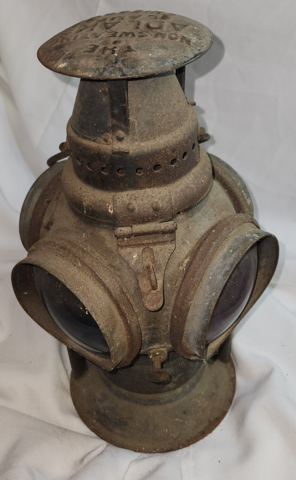 Vintage Adlake Chicago Non-Sweating Lamp 4-Way Signal Railroad | eBay