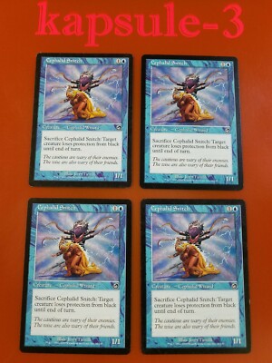 4x Cephalid Snitch | Torment | MTG Magic Cards | eBay