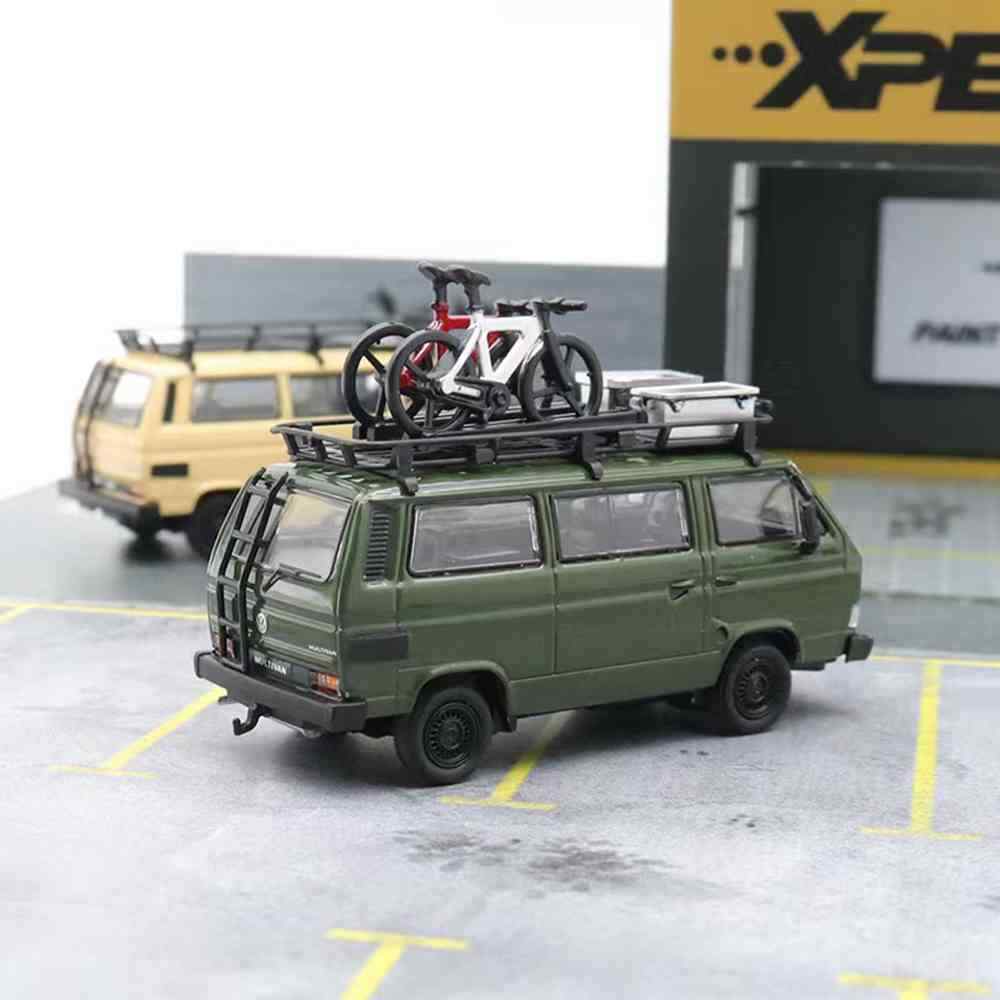1:64 Master Porsche B32&VW T3 Multivan 1985 Van With Accessories ...