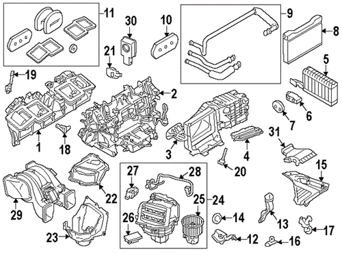 BMW 64119216222 GENUINE OEM BLOWER COVER - Bild 1 von 1