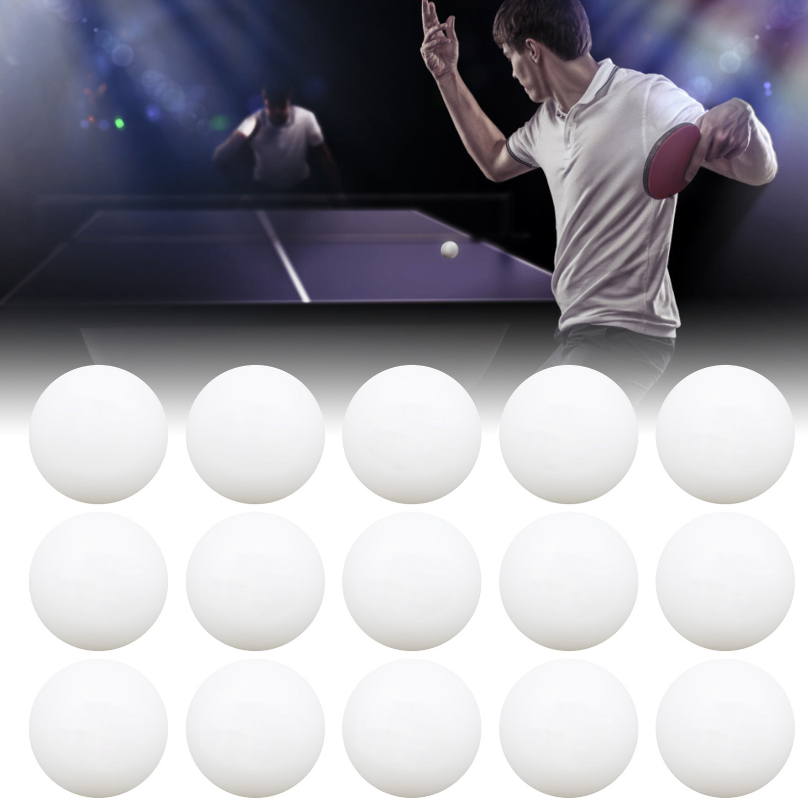 60Pcs Intermediate Training Exercise Pong Table Tennis Ball Outdoor ...