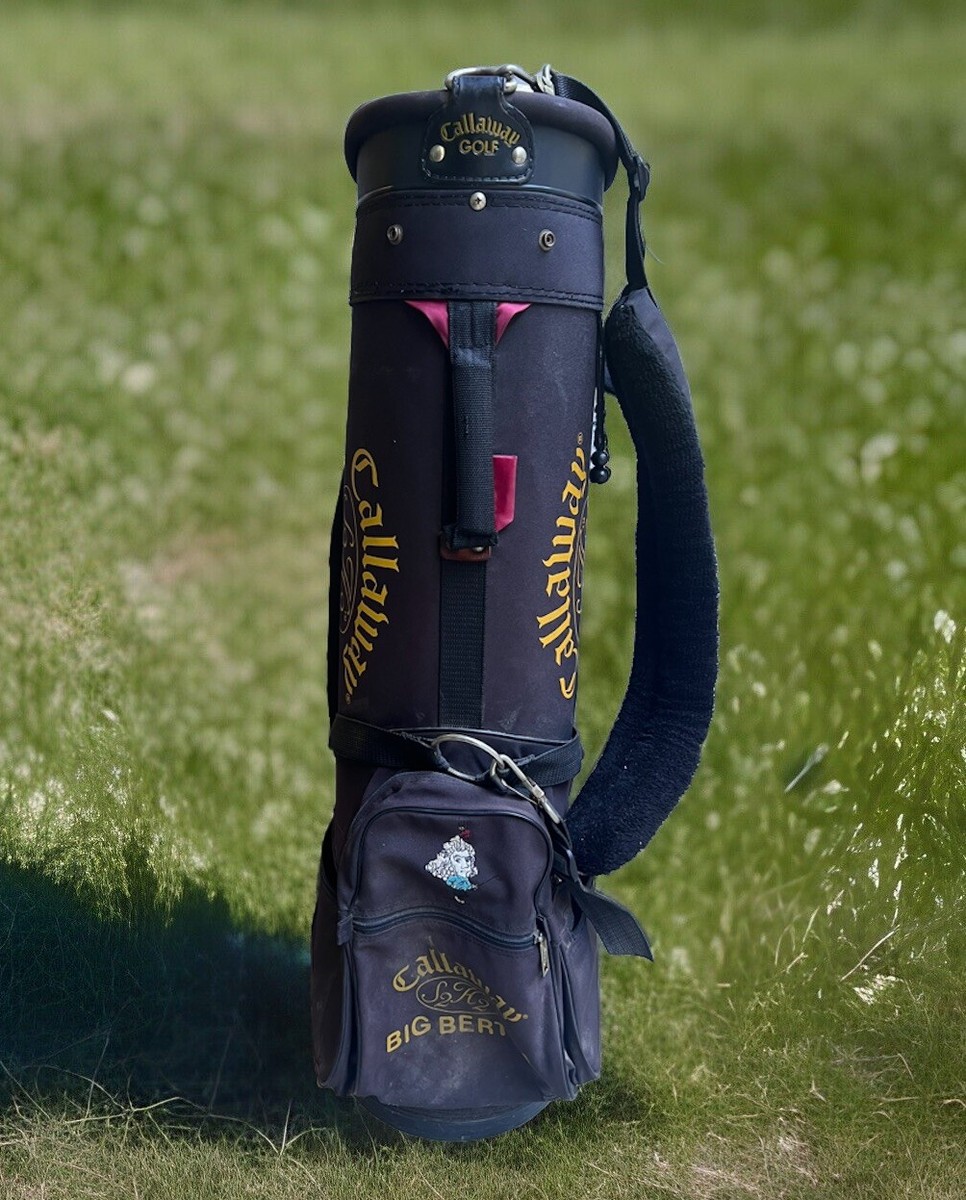 VTG Callaway Big Bertha S2H2 Black Carry Golf Bag Sir Isaac VTG Callaway Big Bertha S2H2 Black Carry Golf Bag Sir Isaac