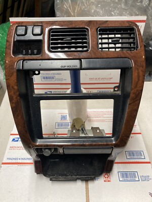 96-98 TOYOTA 4RUNNER WOODGRAIN RADIO DASH TRIM BEZEL and WINDOW ...
