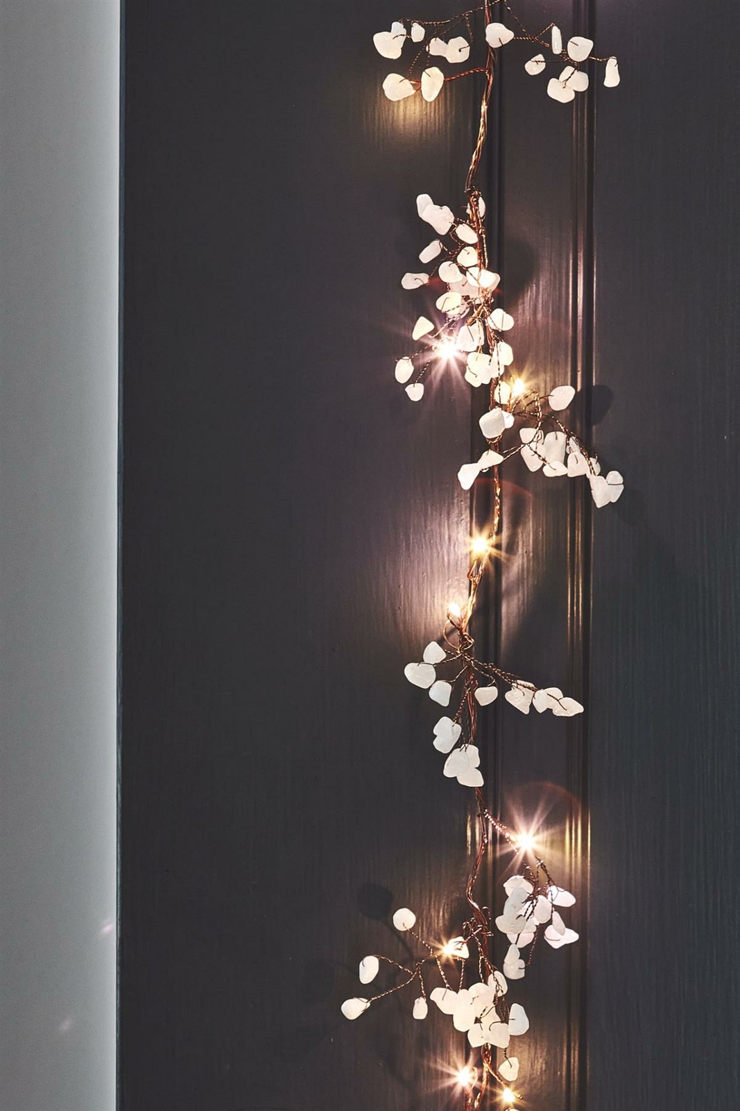 Gemstones Garland - White - 60 LED Indoor Light Chain - Mains Powered ...
