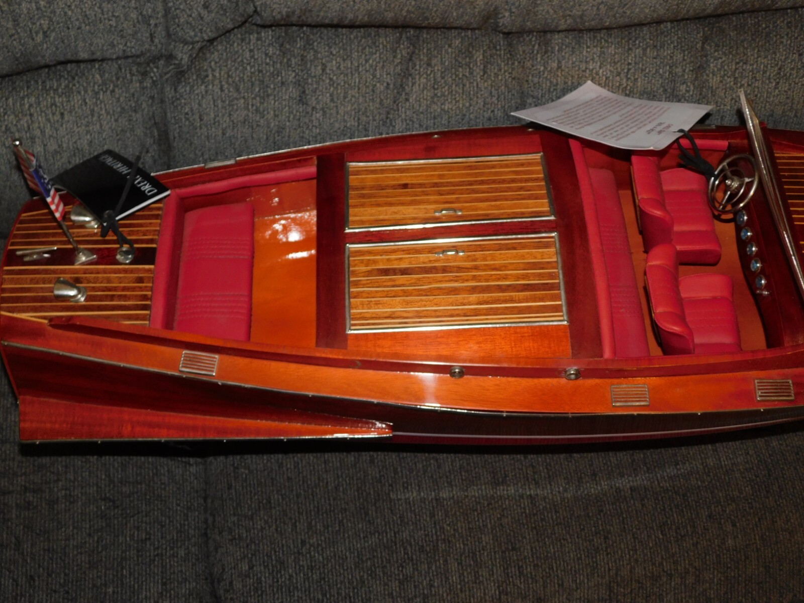 Drexel Heritage Replica of Chris Craft Wooden Model Racing Boat RUN-A ...