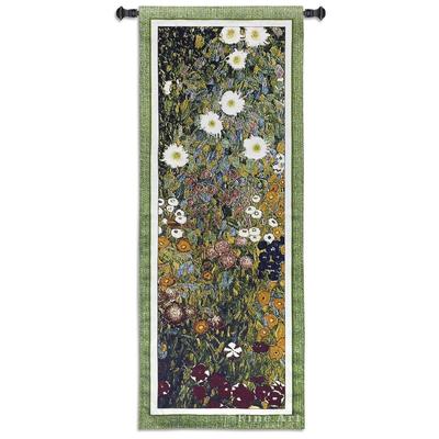 Flower Guard Tapestry Wall Hanging Modern Garden Floral Design 52"X20 ...