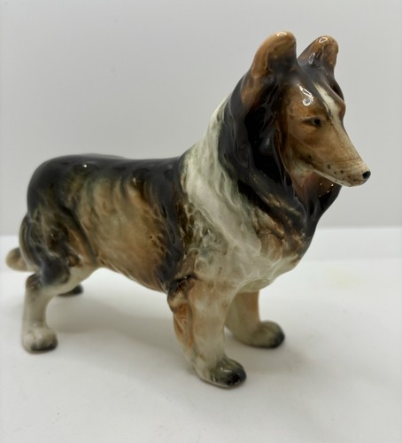 Vtg Beswick 1950s Handpainted Porcelain MCM Japan Collie Dog Excellent ...