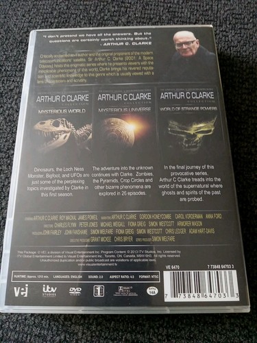 Arthur C. Clarke Collection 8 DVD The Complete Original Groundbreaking ...
