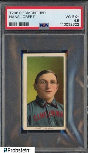 T206 Hans Lobert Cincinnati Piedmont 350 Back PSA 4.5 VG-EX+ | eBay