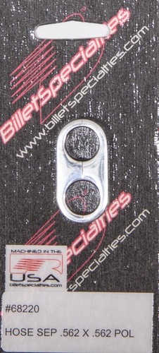 Billet Specialties 68220 - Hose Separator .562X.562 -Polished | eBay