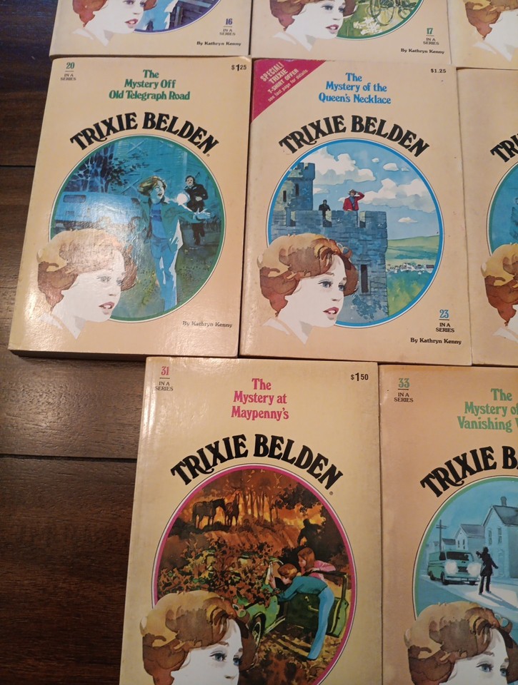 Lot Of 22 Trixie Belden Books Vintage Paperback & Hardcover Mixed ...