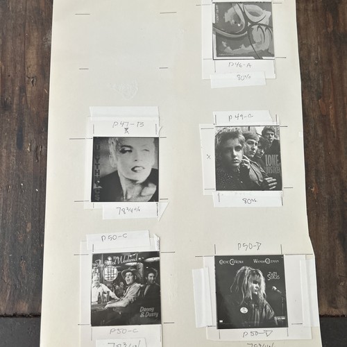 Creem magazine album cover press release photos Eurythmics Robert Plant ...