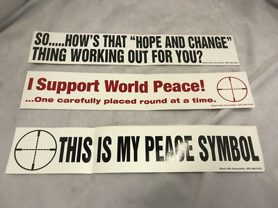 2nd Amendment Gun Decal Vinyl Bumper Sticker Firearm Funny NEW 15 x 3 ...