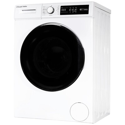 Russell Hobbs Washing Machine 8kg 1400rpm White Freestanding RH814W111W ...
