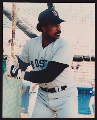 1987 Jim Rice BOSTON RED SOX UNSIGNED 8 x 10 ORIGINAL SNAPSHOT PHOTO ...