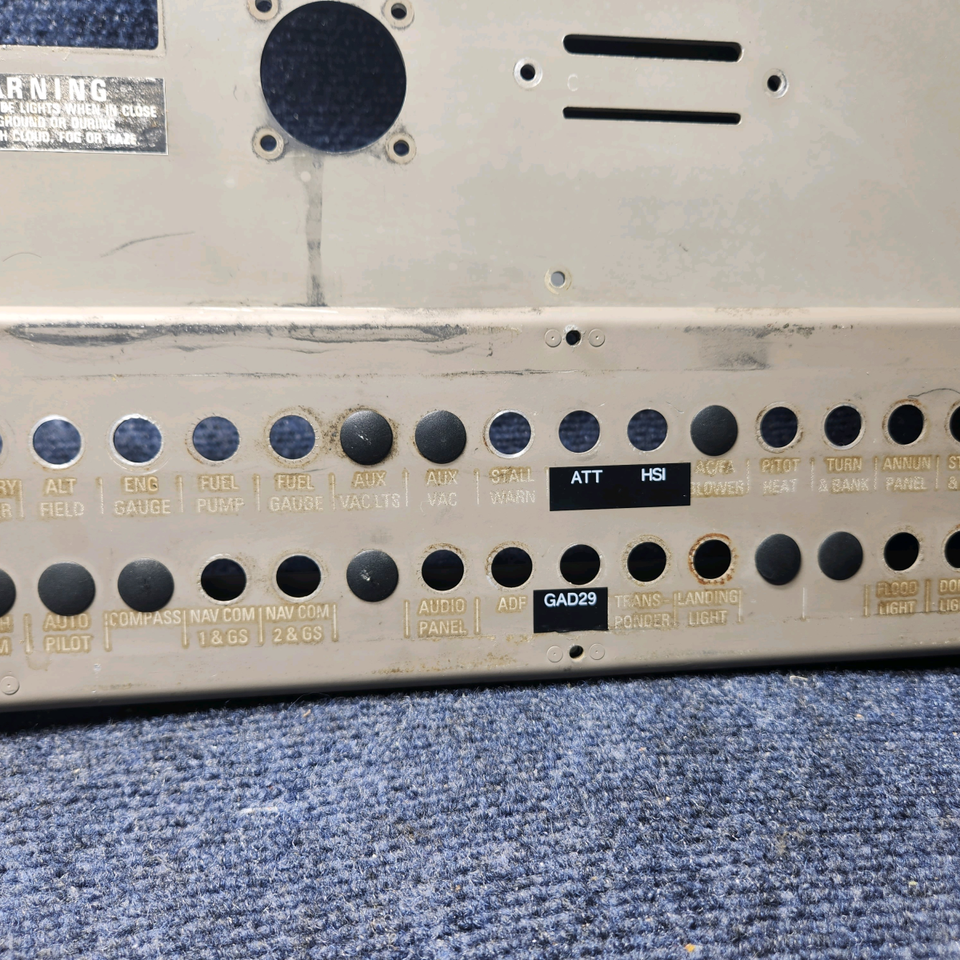 Instrument-panel | PA28-161 Warrior III | 1995 ALUMINUM INSTRUMENT ...