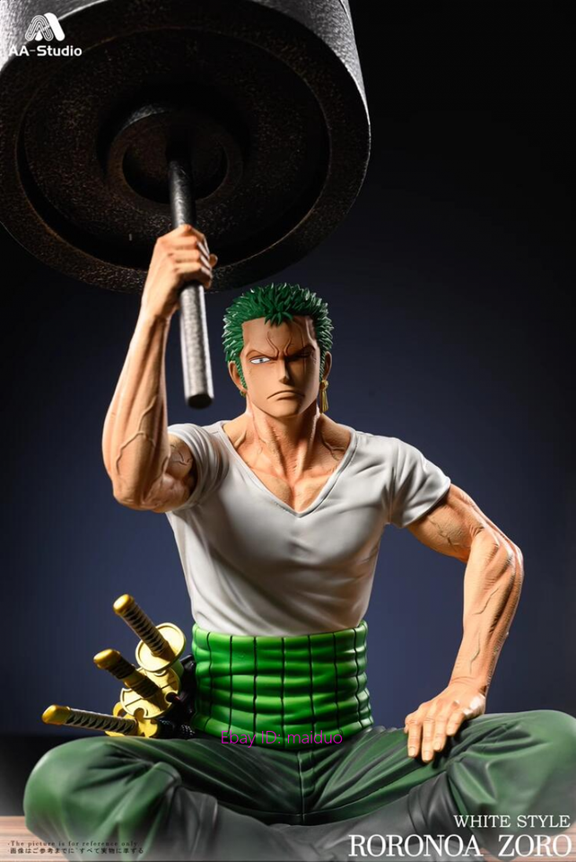 Roronoa Zoro Barbell AA Studio One Piece Resin Collectibles Statue 30cm ...