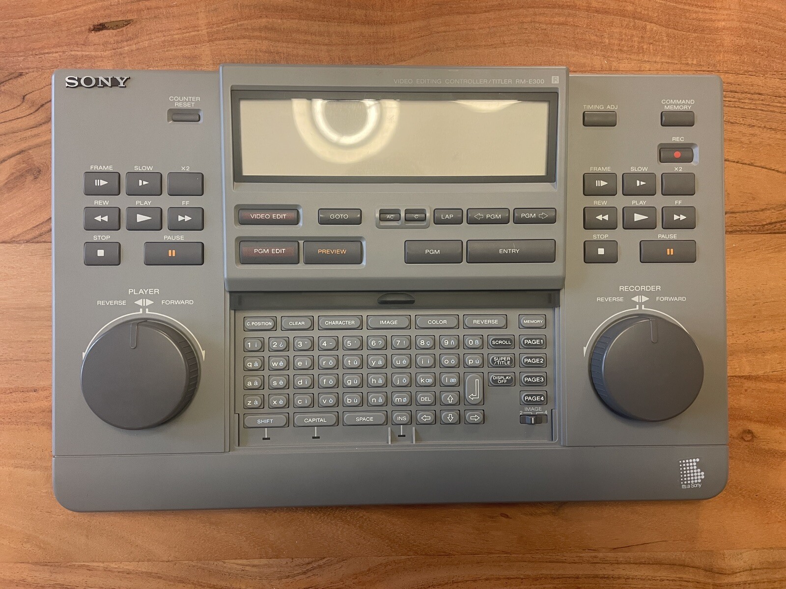 Sony Video Editing Controller/Titler RM-E300 - Works (Needs Standard Power Cord) | eBay