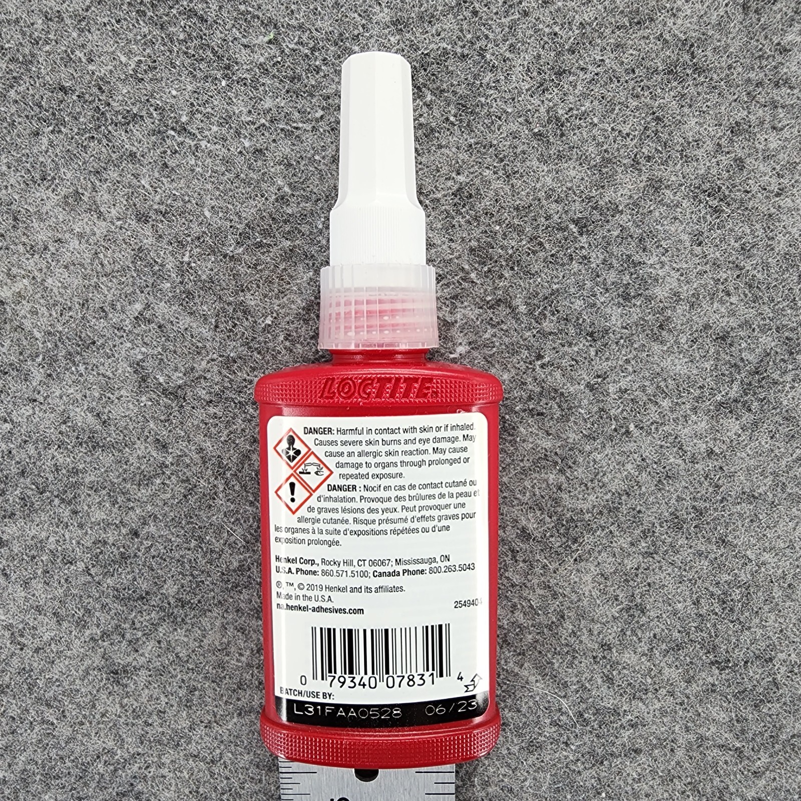 Loctite Grade H Threadlocker P/N 195894 1.69 FL OZ EXP 06/23 | eBay