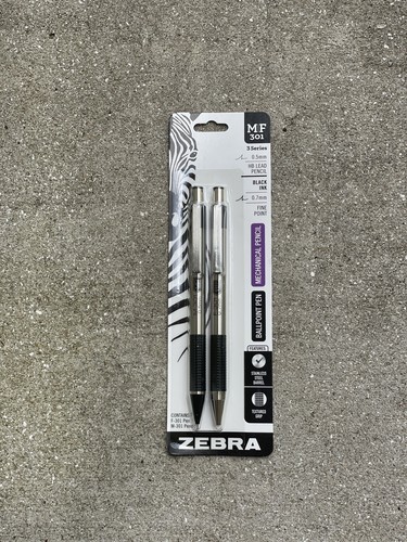 Zebra 301 M/F Ballpoint Pen & Mechanical Pencil Set 0.5mm & 0.7mm | eBay