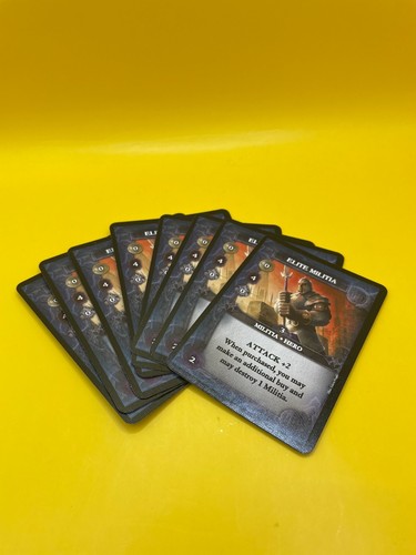 2009 AEG Thunderstone Board Game Cards - 8 Elite Militia Hero + 1 ...
