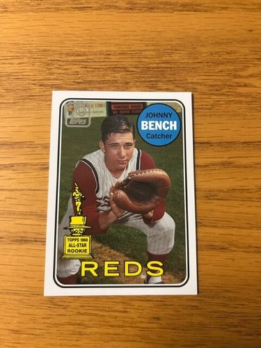 2021 Johnny Bench Topps reprint baseball card - #TDH-22 - Cincinnati ...